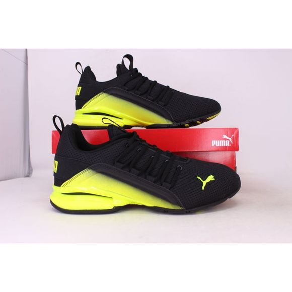 Puma | Shoes | Puma Axelion Interest Fade Blackyellow Alert 376363 Mens ...